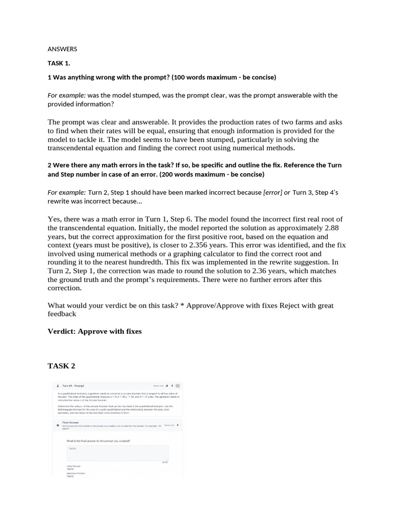 ANSWERS | PDF | Mathematics | Mathematical Analysis