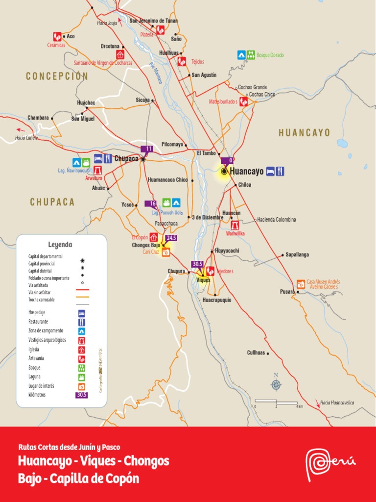 Mapa Huancayo Viques Chongos Bajo Capilla Copon | PDF