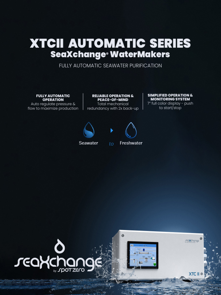XTCII SeaXchange WaterMaker | PDF | Electrical Engineering