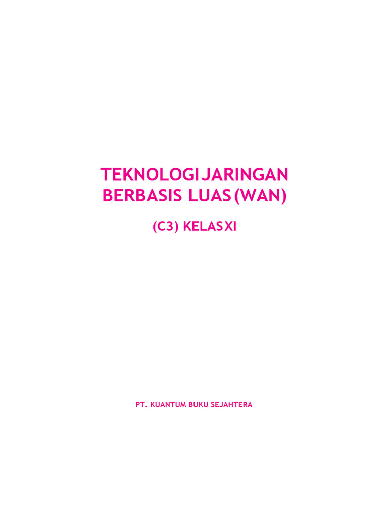 MODUL WAN Teknologi Jaringan Berbasis Luas | PDF