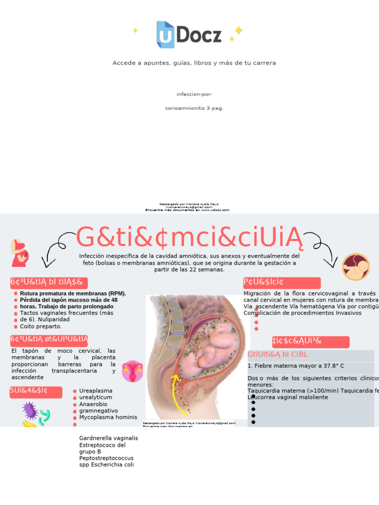 Infeccion Por Corioamnionitis 248892 Downloable 3227359 | PDF ...