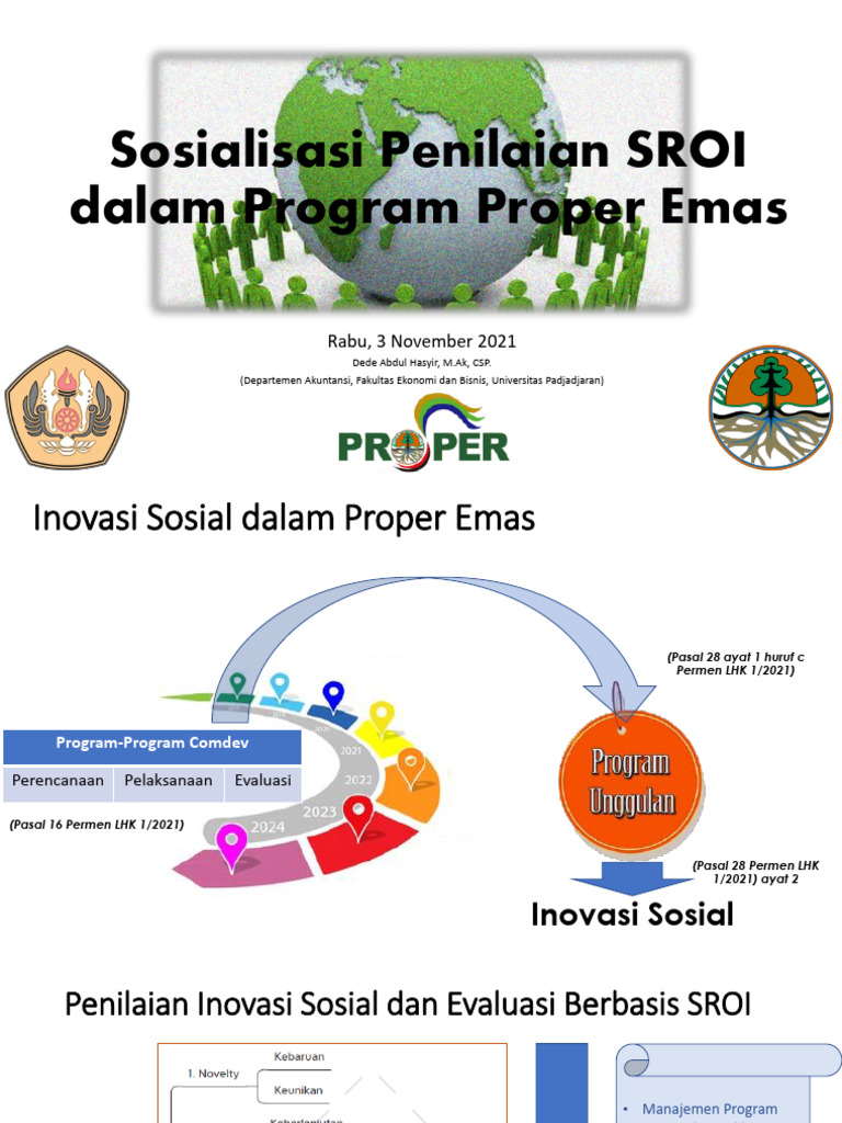 Penilaian SROI dalam Program Proper Emas | PDF
