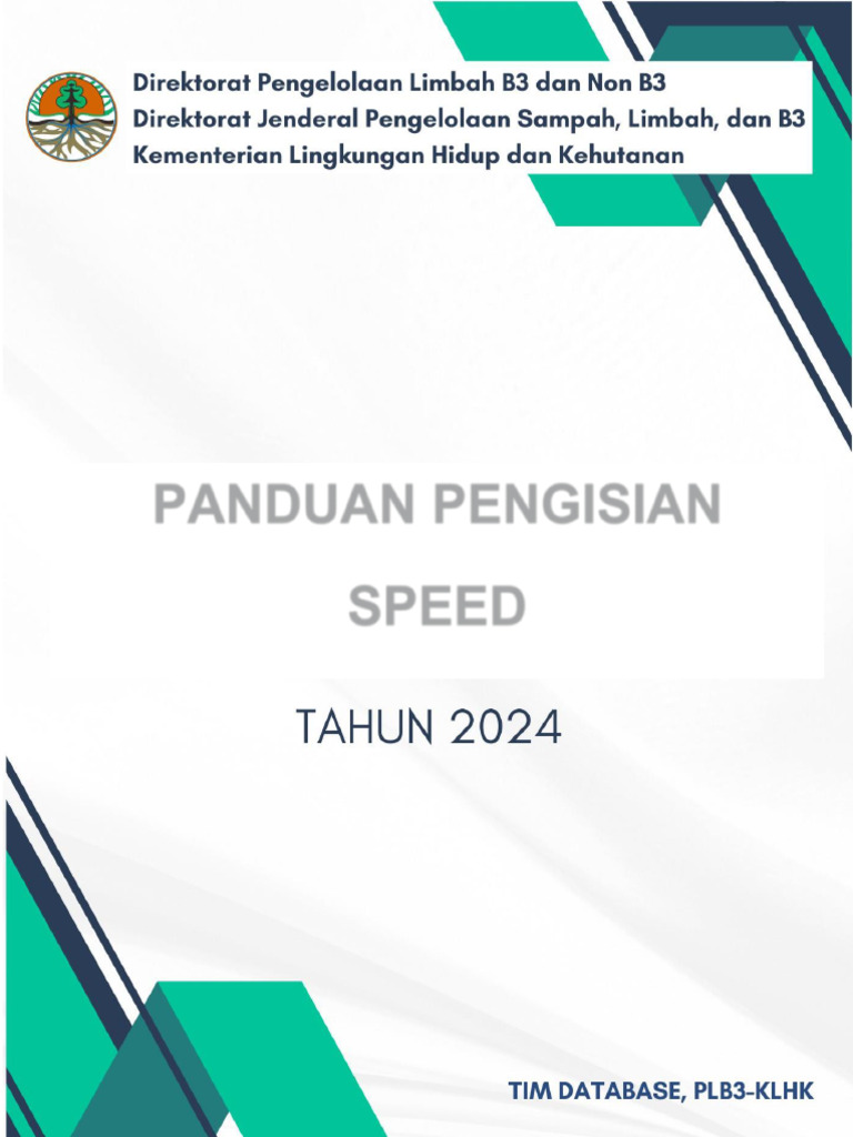 Panduan Pengisian SPEED 2024 | PDF