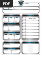 Lancer RPG Character Sheet Template | PDF