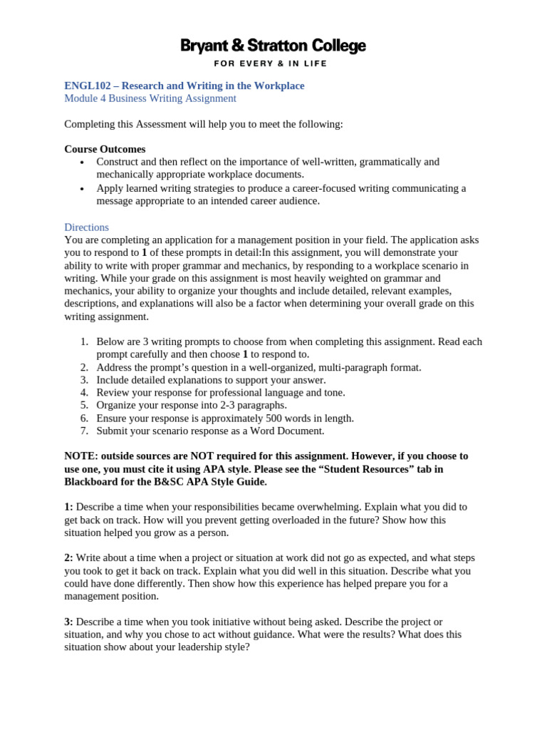 Business Writing Assignment | PDF | Cognition | Human Communication