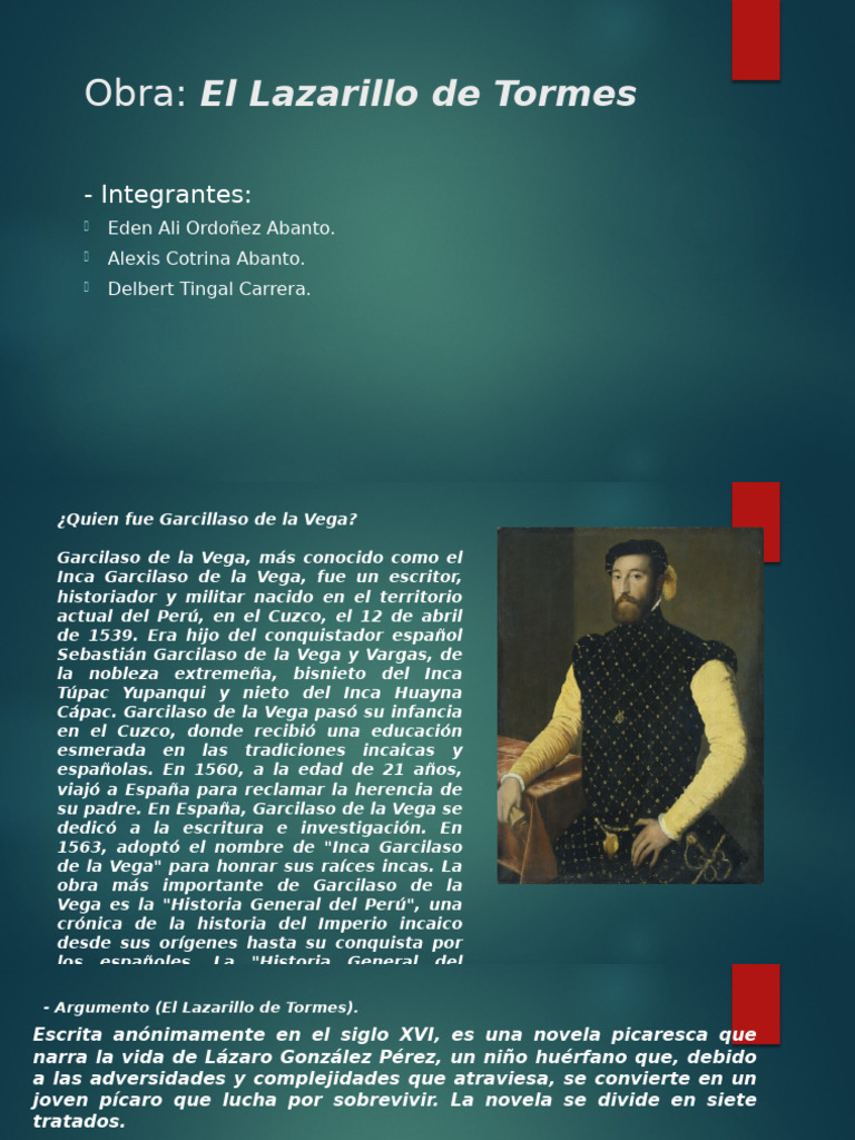 Obra El Lazarillo de Tormes | PDF | Clásicos