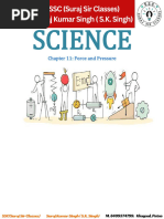 Force and Pressure Grade 8 CBSE NCERT Textbook | PDF