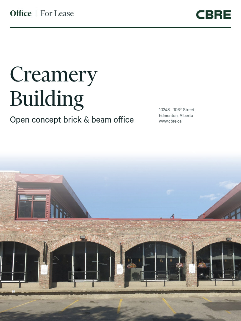 Creamery Building - 10248 106 Street | PDF | Home & Garden | Technology ...