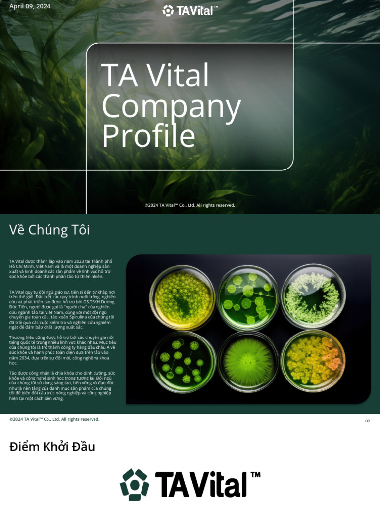 TA Vital - Company-Profile | PDF