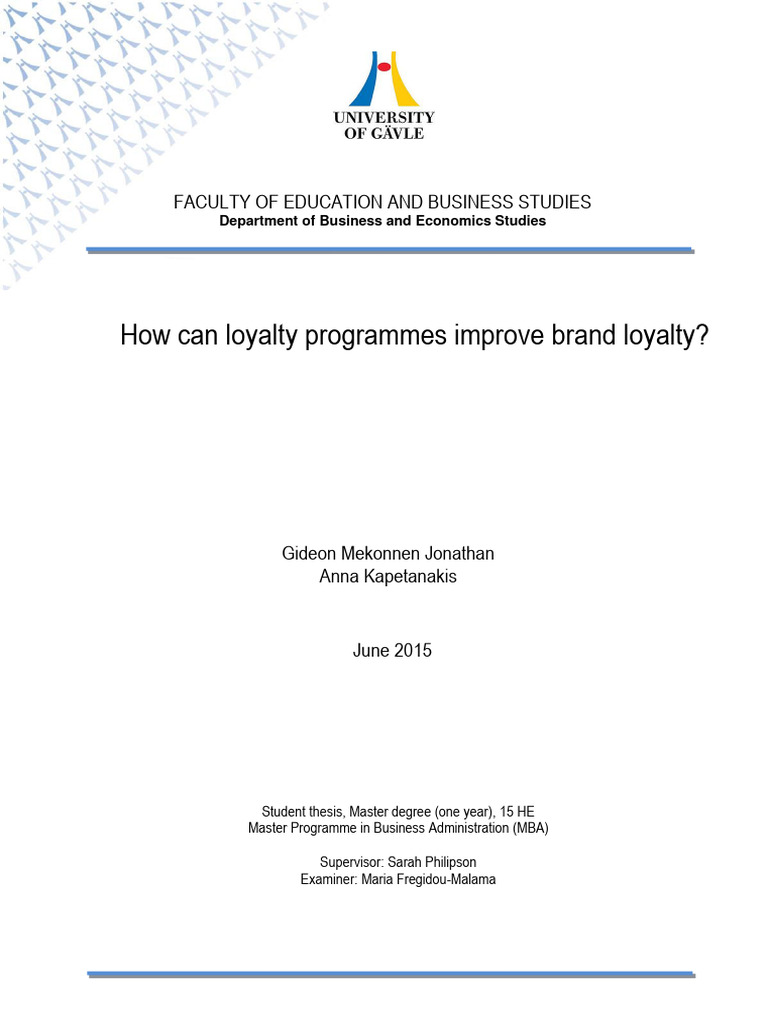 Types of Loyalty Programs and Objective | PDF | Brand | Marketing