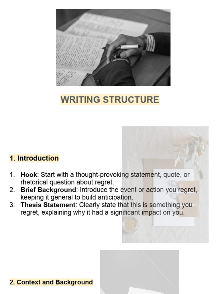 The Writing Structure | PDF