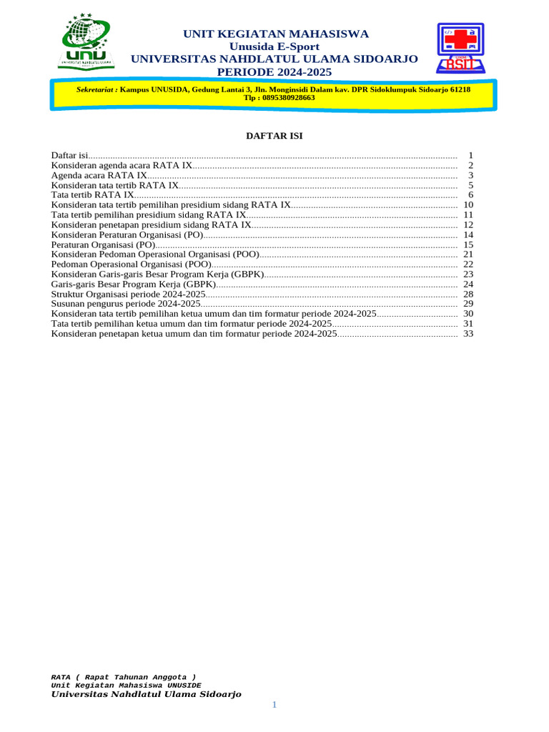 Rata Ix Ukm Unuside | PDF