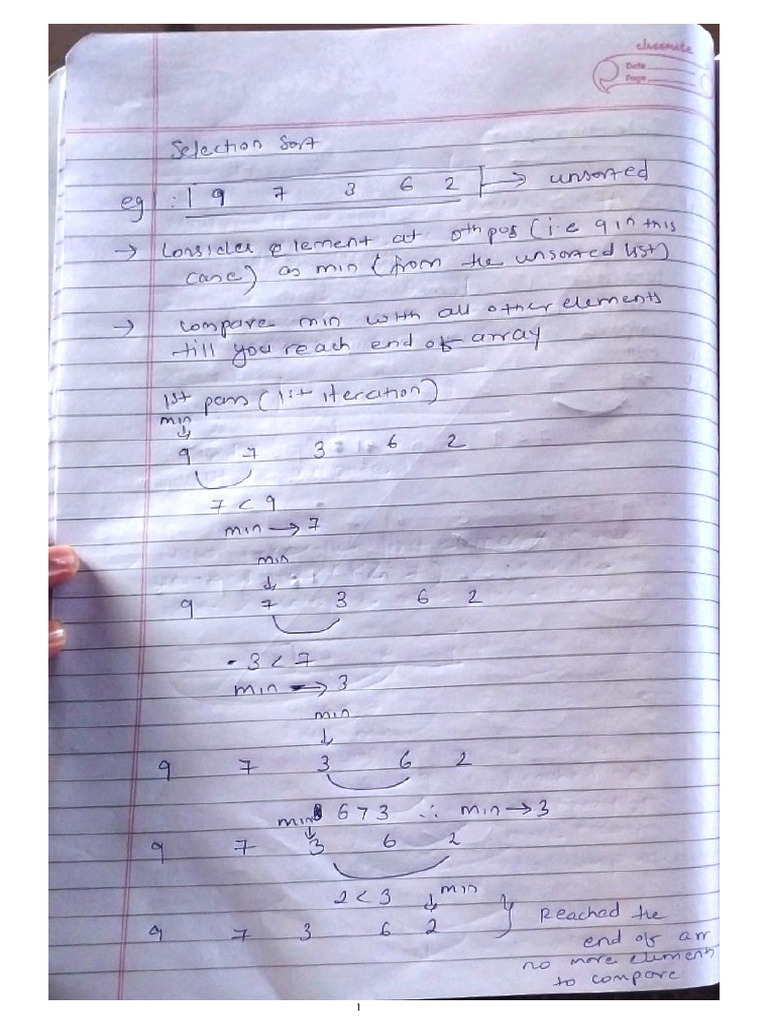 Selection Sort PROBLEMS | PDF