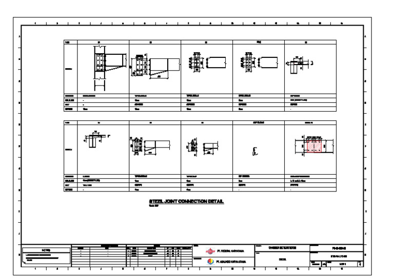 Drawing Layout Structure 5 of 5 Rev - As | PDF