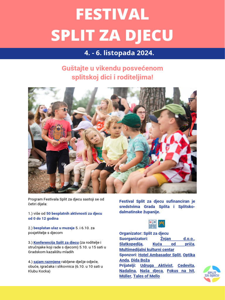 Festival Split Za Djecu 2024. | PDF