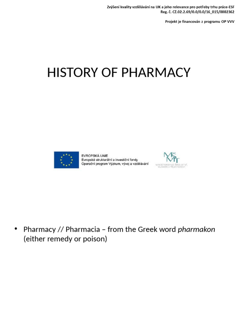 Prehistoric Origins of Pharmacy | PDF | Pharmacy | Pharmacist