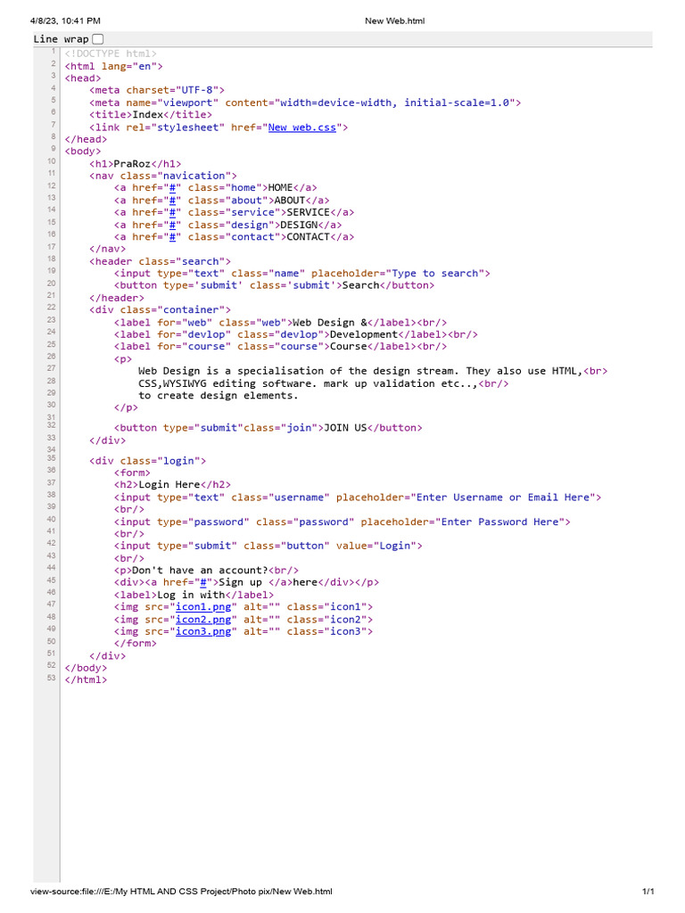 New Web - HTML | PDF
