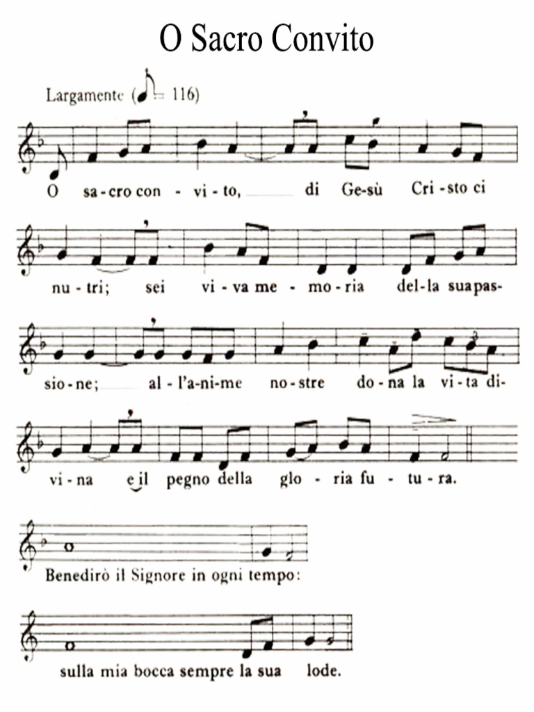 O Sacro Convito | PDF