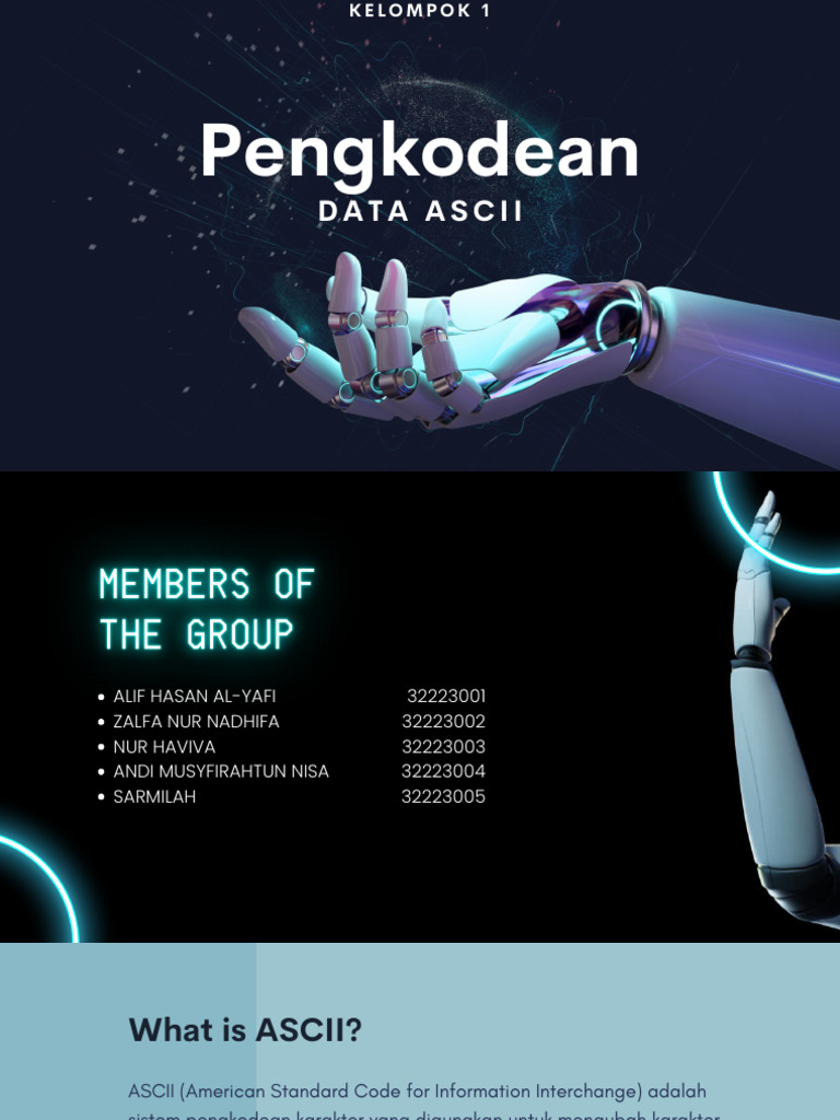 Pengkodean Data Ascii - Zalfa Nur Nadhifa | PDF
