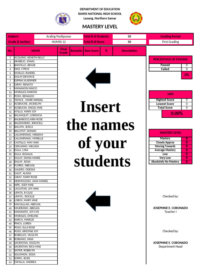 COMMUNITY SHS Template Version 3.0 | PDF