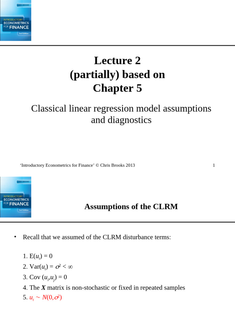 Ch5 - Slides 2022 - 12 - 19 - L2 | PDF | Errors And Residuals | Coefficient Of Determination