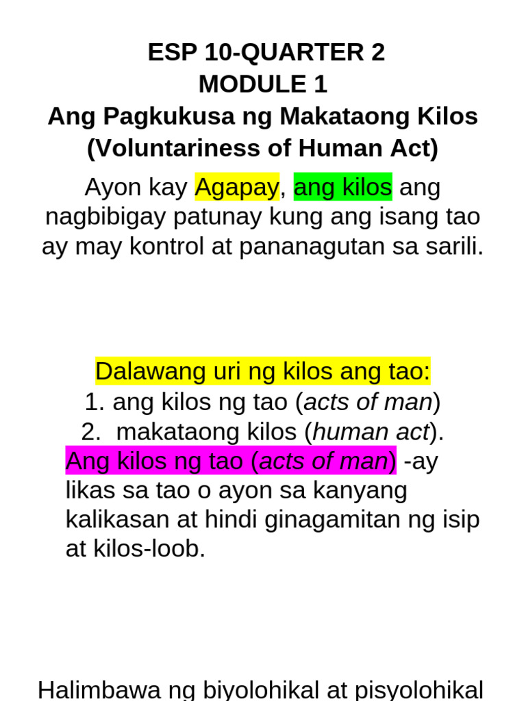 SUMMARY ESP QUARTER 2 New | PDF