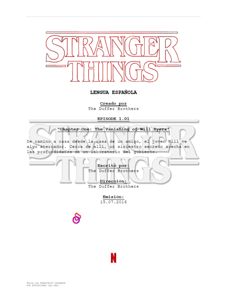 Stranger-Things-SPANISH-transcript-101-Chapter-One-The-Vanishing-of ...