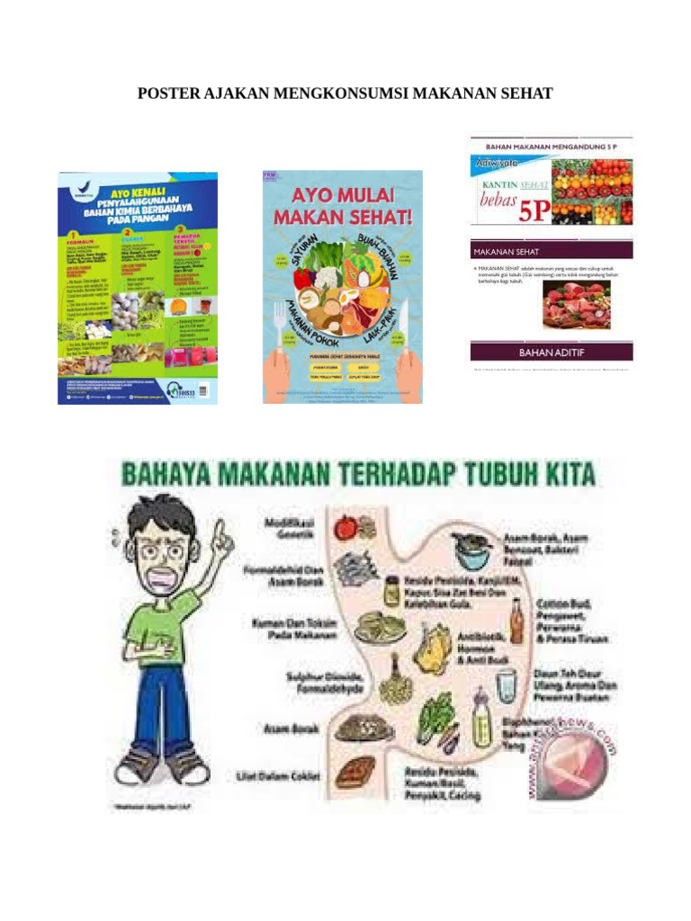 14.3 Poster Ajakan Makan Sehat | PDF