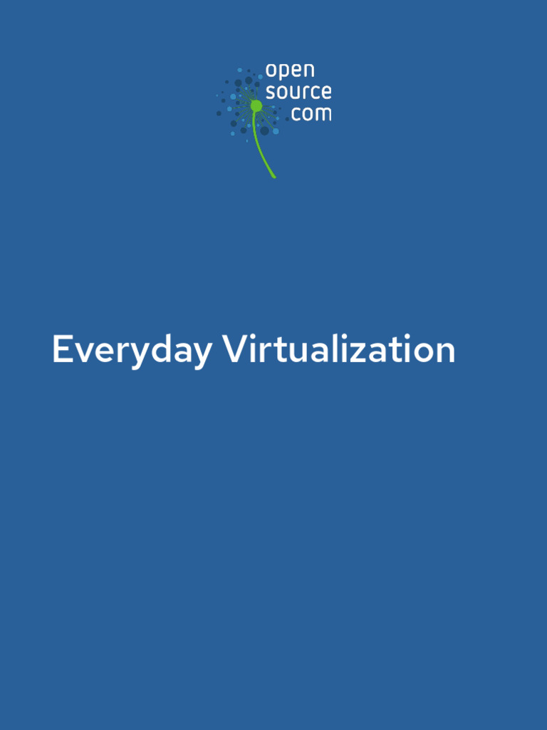 Virtualization For Dummies | PDF | Virtualization | Linux Distribution