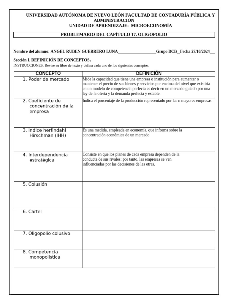 ARGL_PROBLEMARIOCAP17_MICROEC | PDF | Oligopolio | Monopolio
