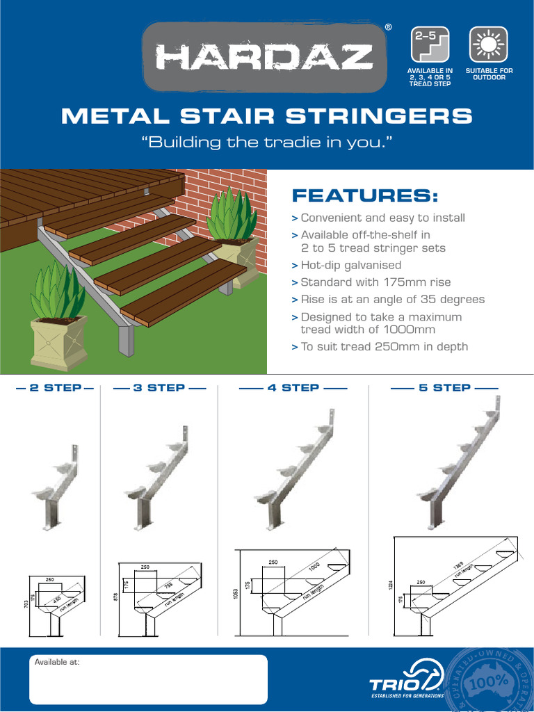 Metal Stair Stringers | PDF | Stairs