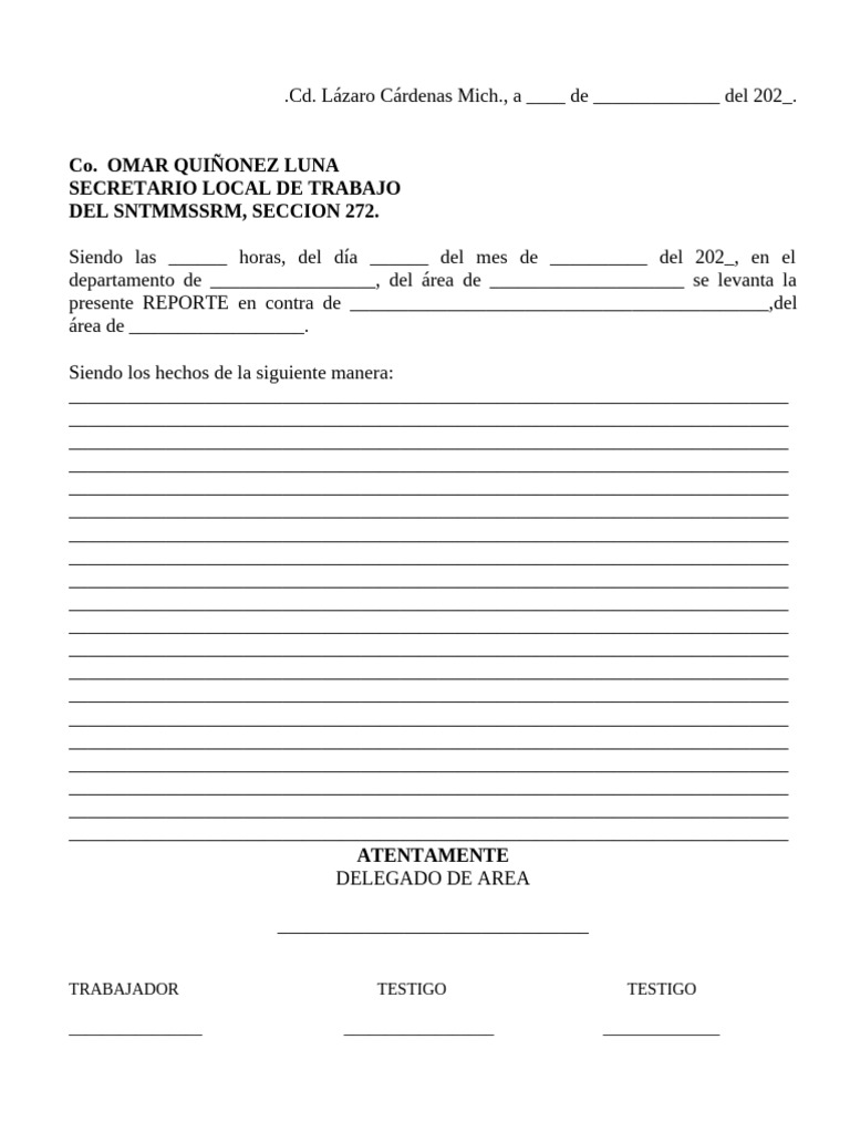 Levantar Actas | PDF