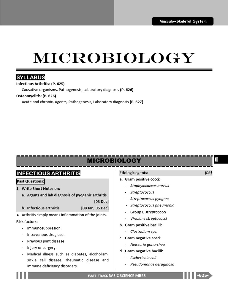 3. Microbiology-edited | PDF | Streptococcus | Inflammation