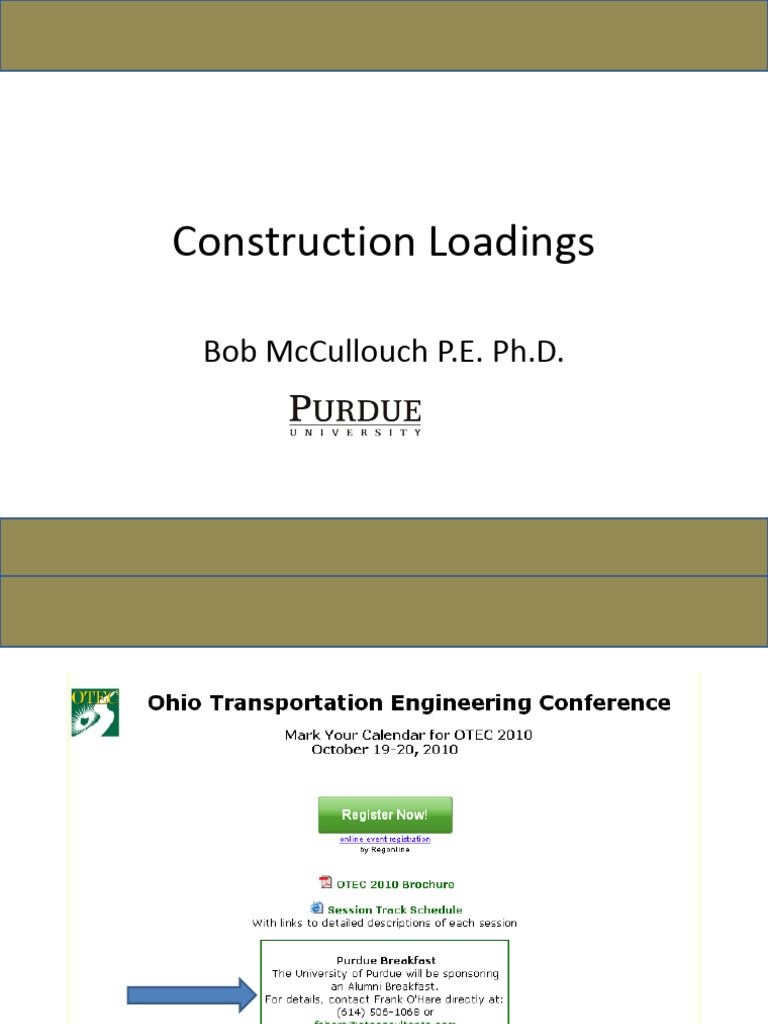 Construction Loadings | PDF | Concrete | Bridge