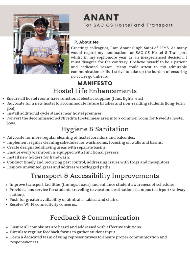 Manifesto Anant | PDF