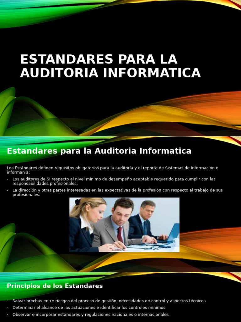 Seguridad y Auditoria - Semana 15 - Clases 12-10-2024 - Estandares para La Auditoria Informatica ...
