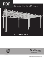 Pergola Construction Details Drawing | PDF