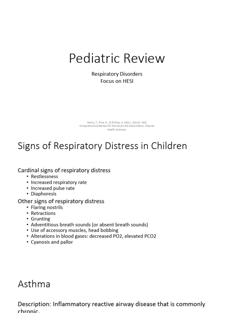 Asthma Pediatrics Pdf Asthma Respiratory System