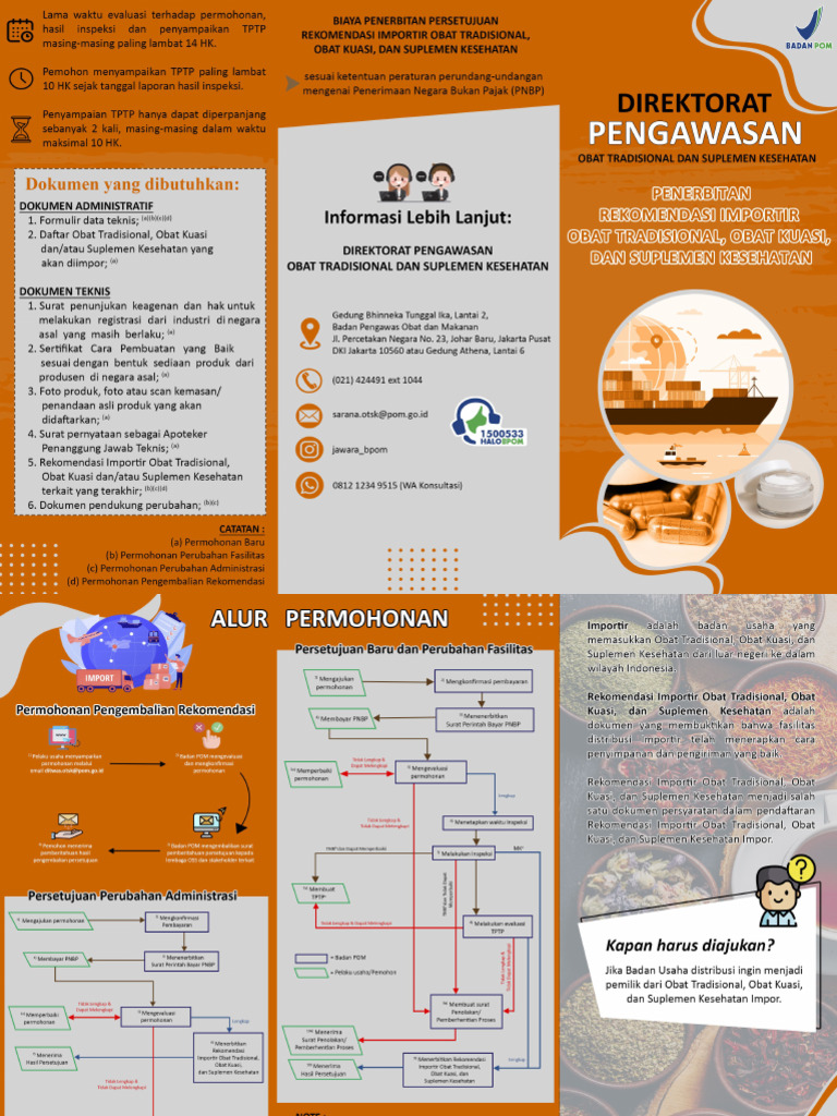 Leaflet Rekomendasi Importir OT OK Dan SK | PDF