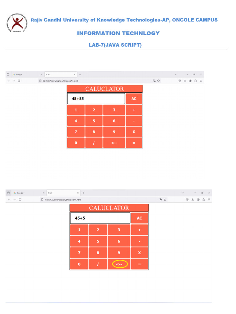 JavaScript Calculator and Grade App | PDF | Software Development ...