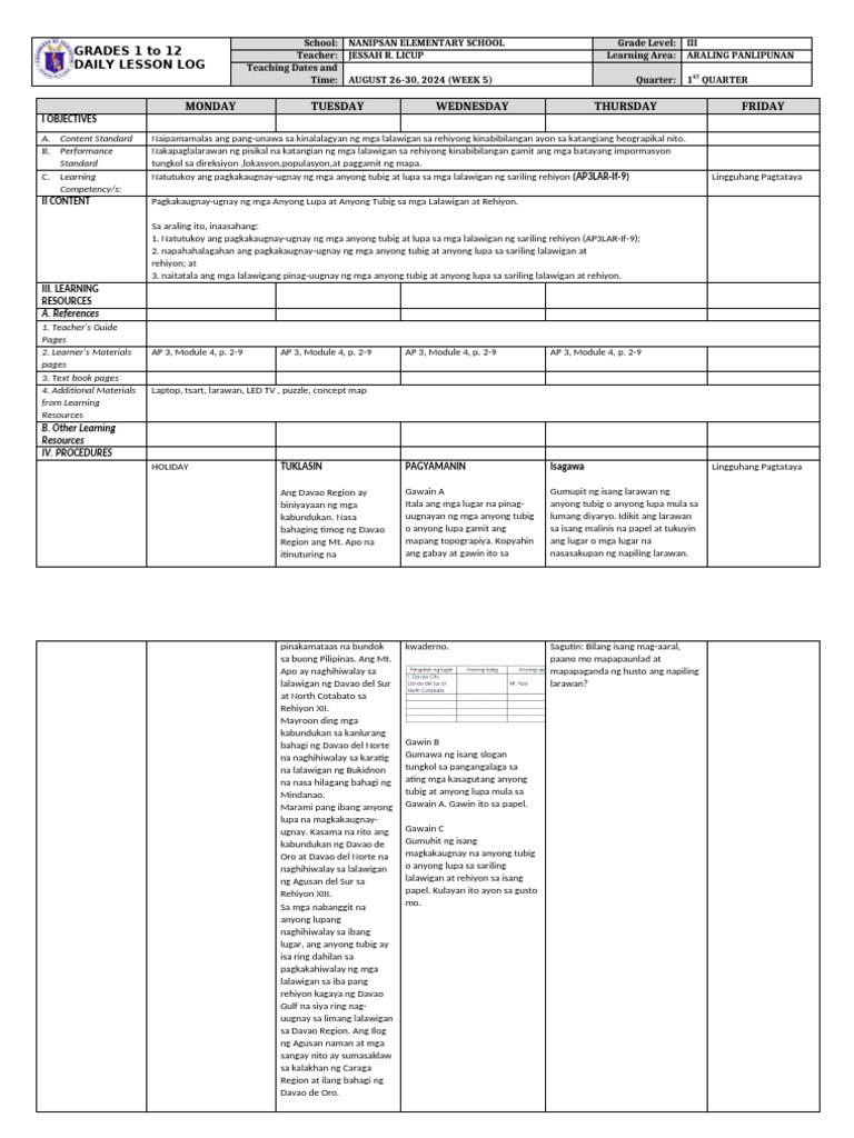 Aral Pan | PDF
