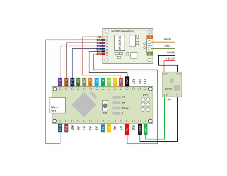 Arduino-Nano-Pins MCP2515 | PDF