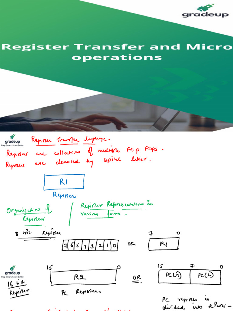 Register Transfer and Micro Operations New 74 | PDF