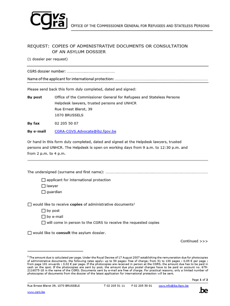 Request Copies Administrative Documents or Consultation 0 | PDF | Human ...