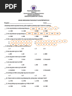 Math Quiz Bee Grade 3 | PDF