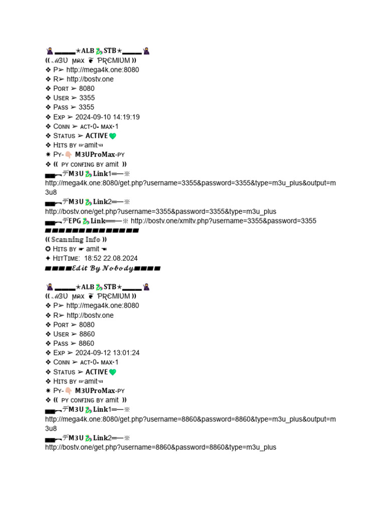 Mega4k Shailu Xtream Code | PDF