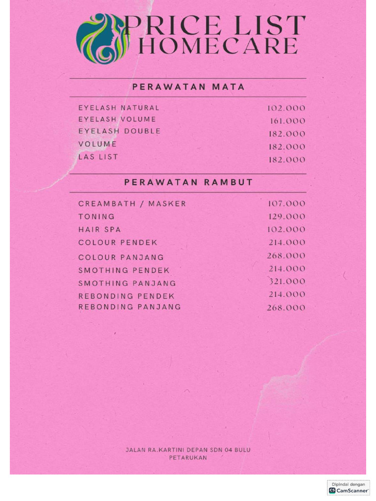 Pricelist Penawaran Up 7% | PDF