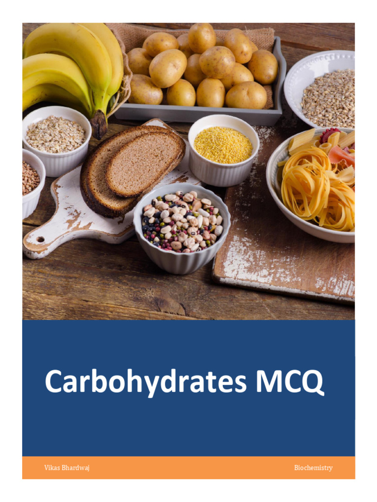 Carbohydrates MCQ | PDF | Glycolysis | Citric Acid Cycle