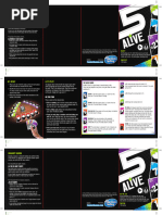 5 Alive Card Game Instruction Guide | PDF | Sports | Board Games