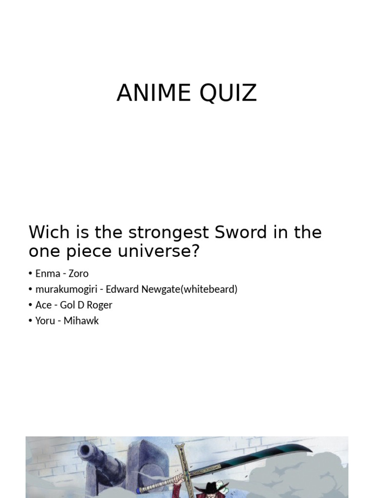 One Piece and Attack on Titan Quiz | PDF | Young Adult